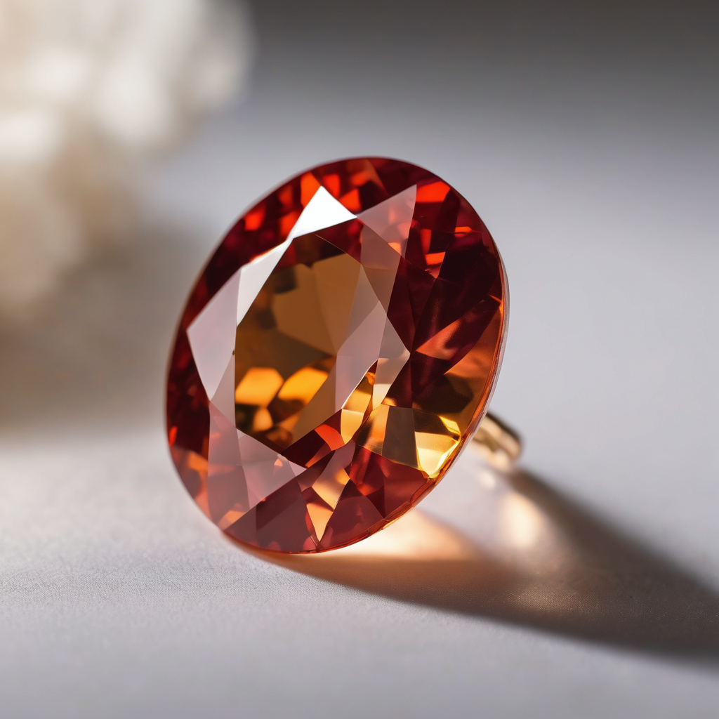 Faceted Orange Colored Diamond - Individual Gemstone – Twin Rocks and ...