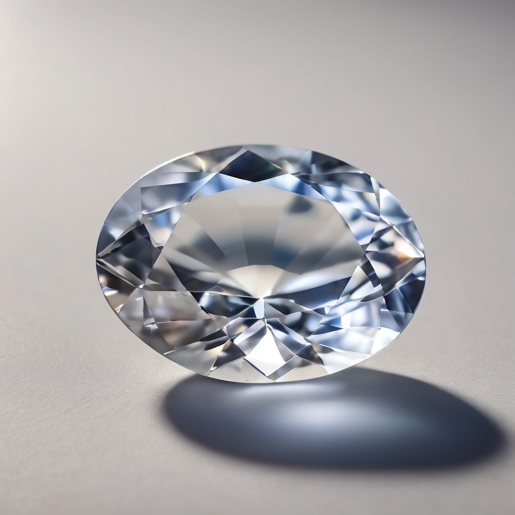 Faceted White/Clear Colored Diamond | TWIN ROCKS AND CRYSTALS – Twin ...