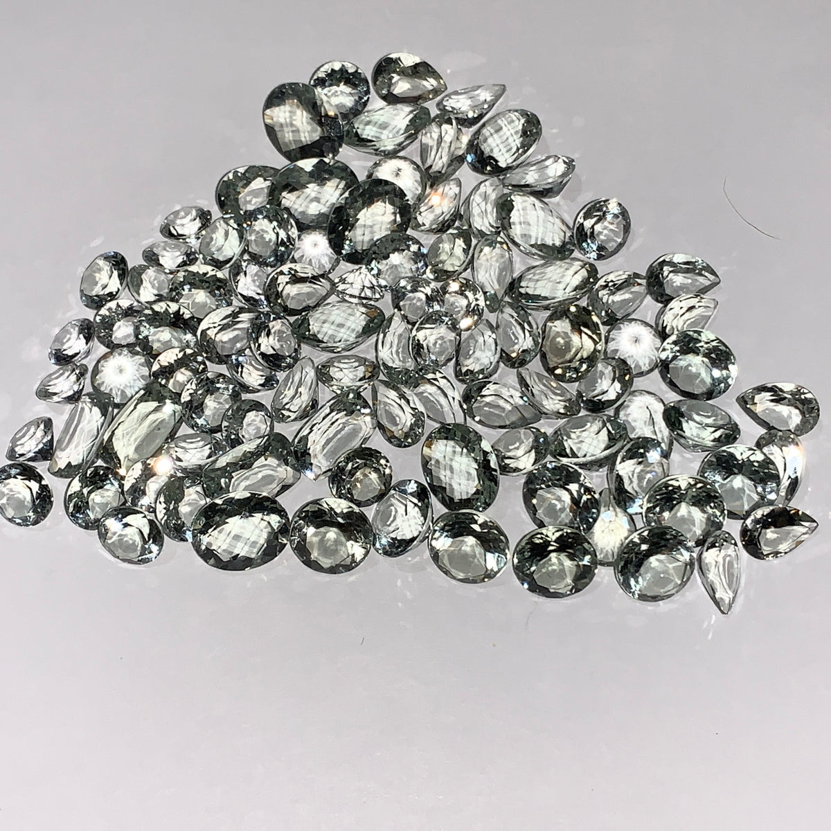 Faceted Prasiolite Quartz | Twin Rocks and Crystals