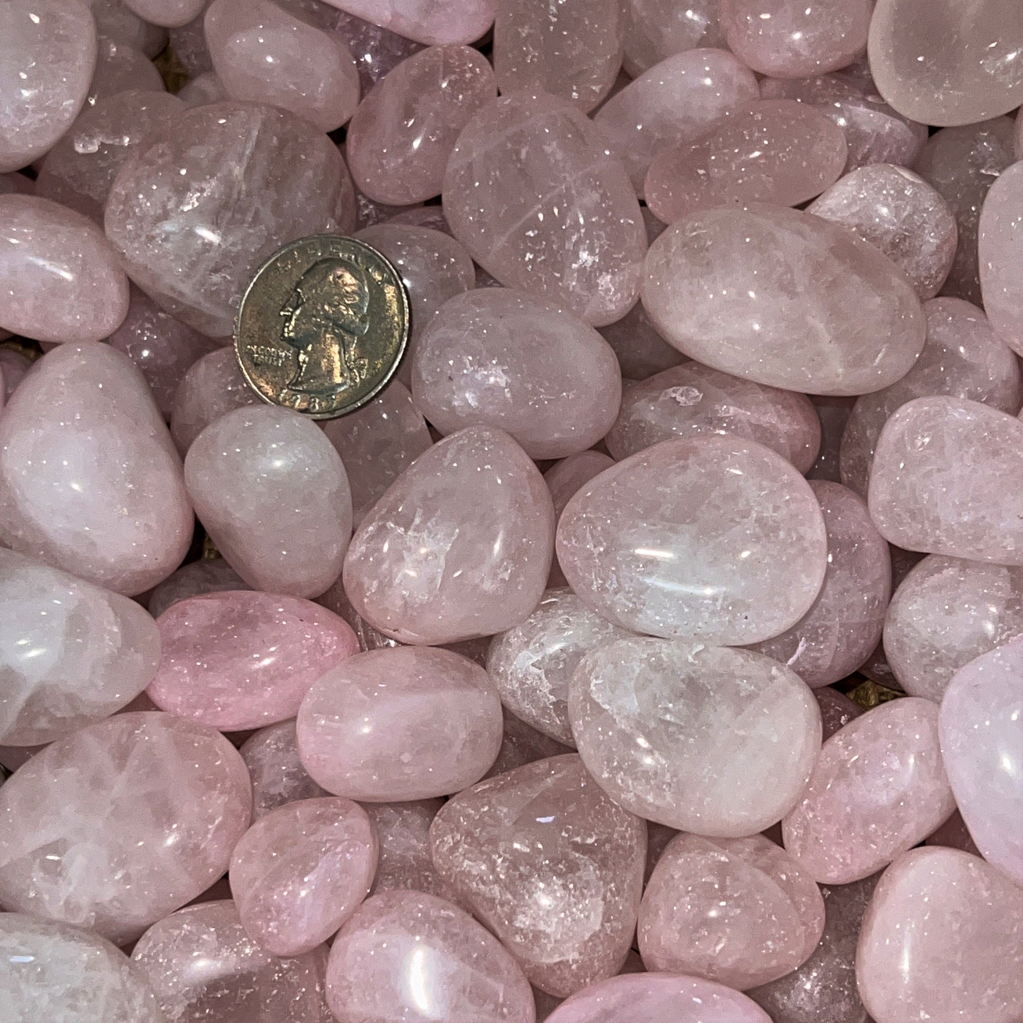 Polished Rose Quartz LARGE 1 2 LB Twin Rocks and Crystals